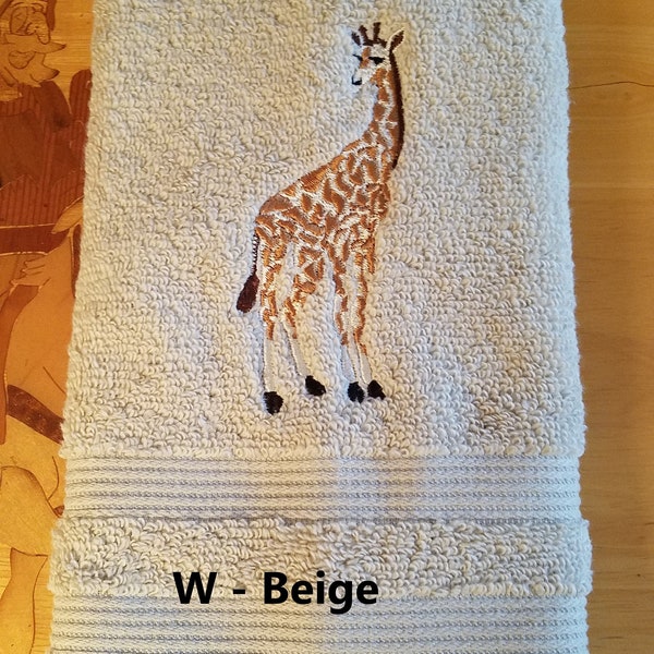 Giraffe Bath Towel - Etsy