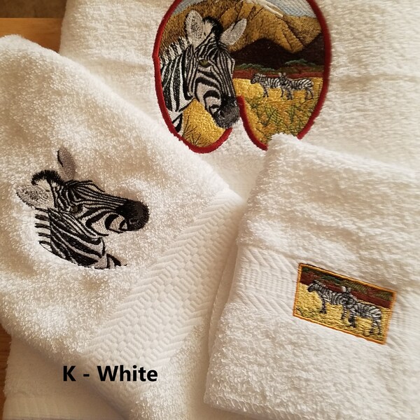 Zebra Towel - Etsy