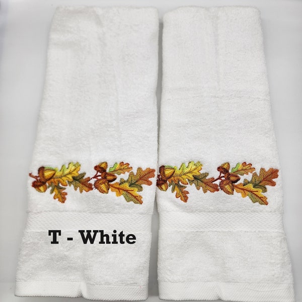 Fall Leaves Towel - Etsy