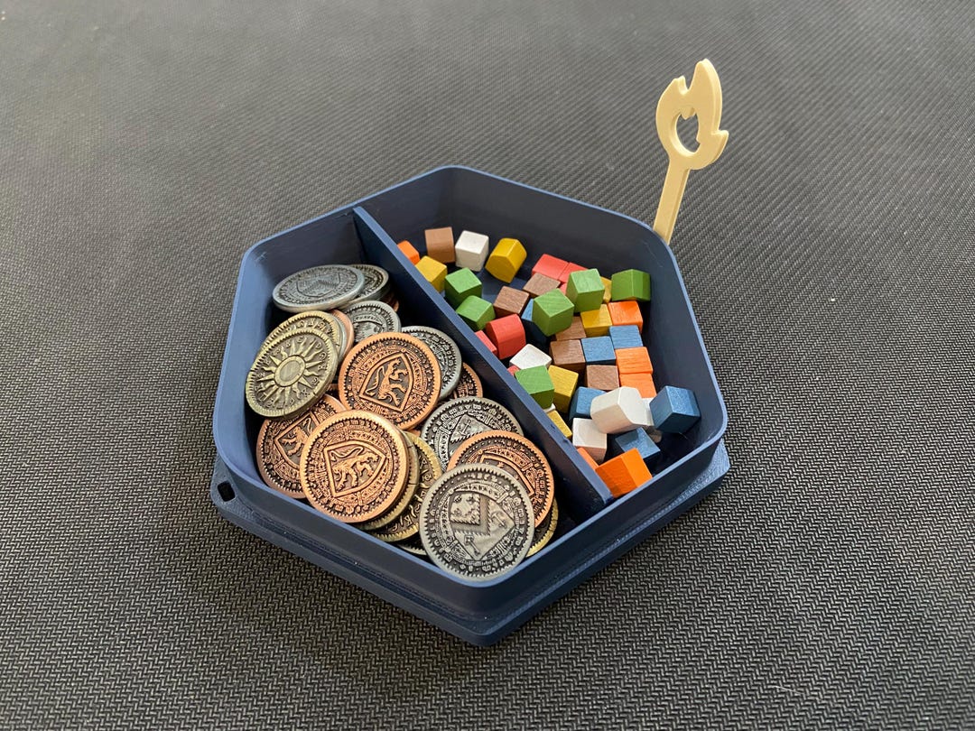 Magnetic Hex Game Trays – Modular Token Holders for Board Games – 3D ...