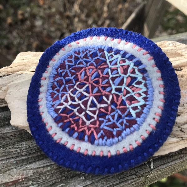 Embroidered Felt - Etsy