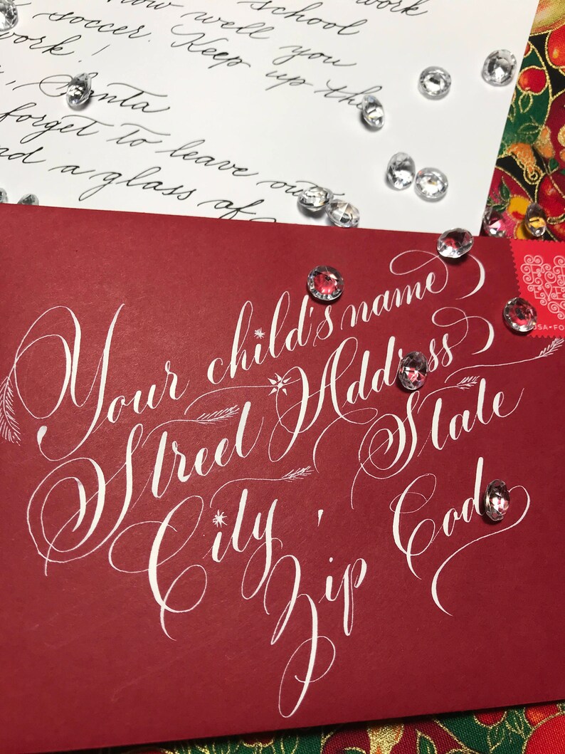 Handwritten Letter From Santa Custom Santa Letter in - Etsy
