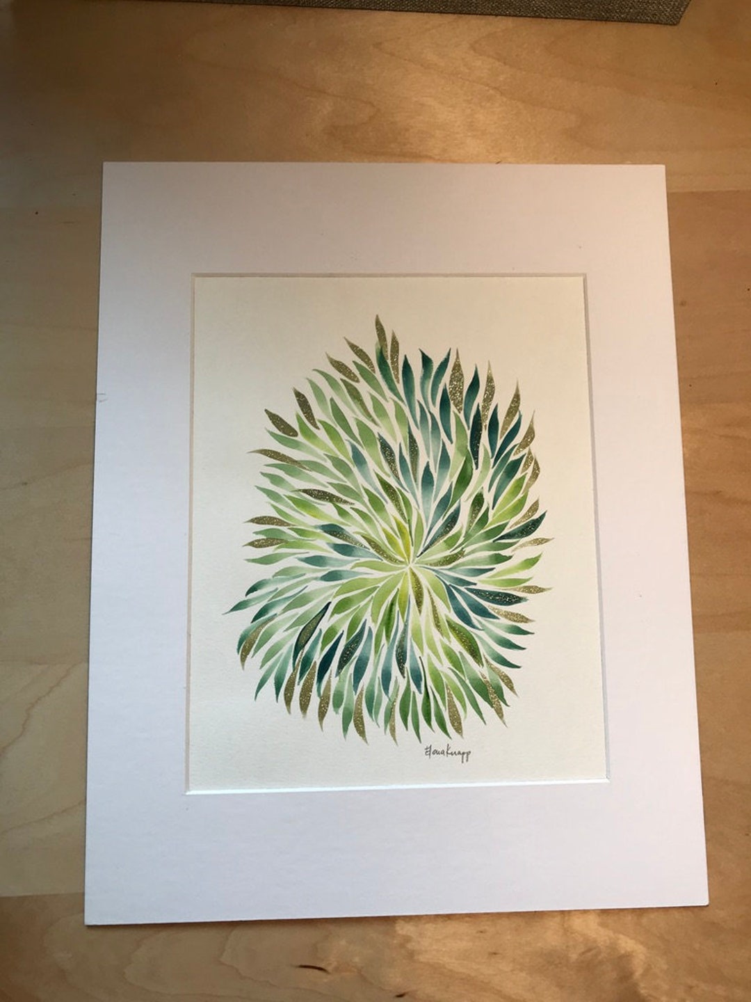 Zen Doodle Watercolor Original - Etsy