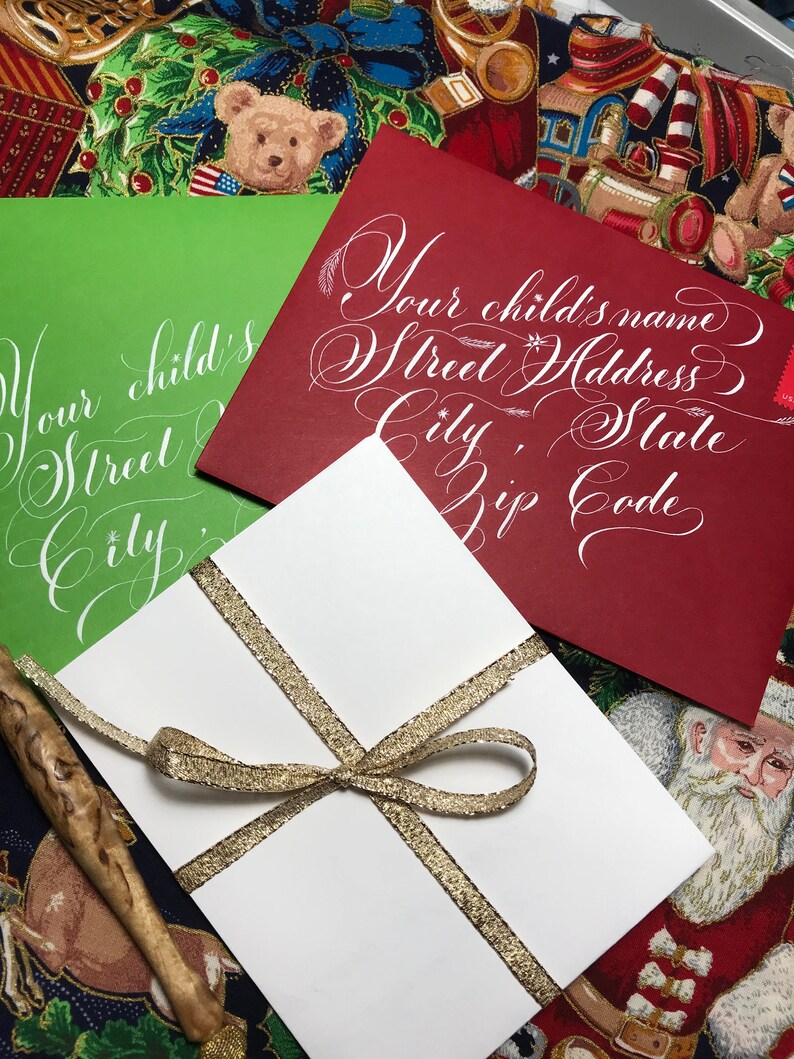 Handwritten Letter From Santa Custom Santa Letter in - Etsy