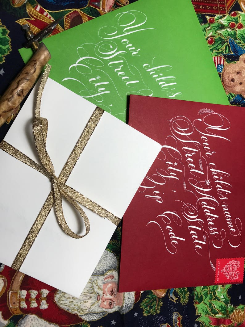 Handwritten Letter From Santa Custom Santa Letter in - Etsy