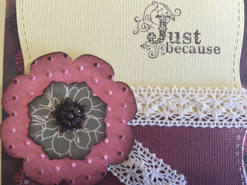 Just Because Handmade Greeting Card - Etsy