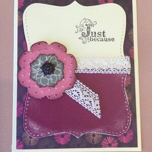 Just Because Handmade Greeting Card - Etsy