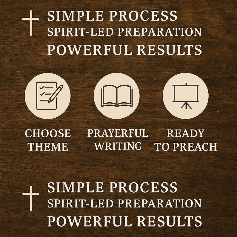 4-week Sermon Series Pack | Custom Bible Teaching Series | Complete ...