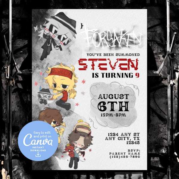 Posters Forsaken Roblox - Etsy