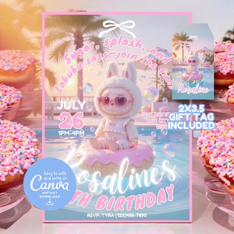 Labubu Paper Doll - Etsy