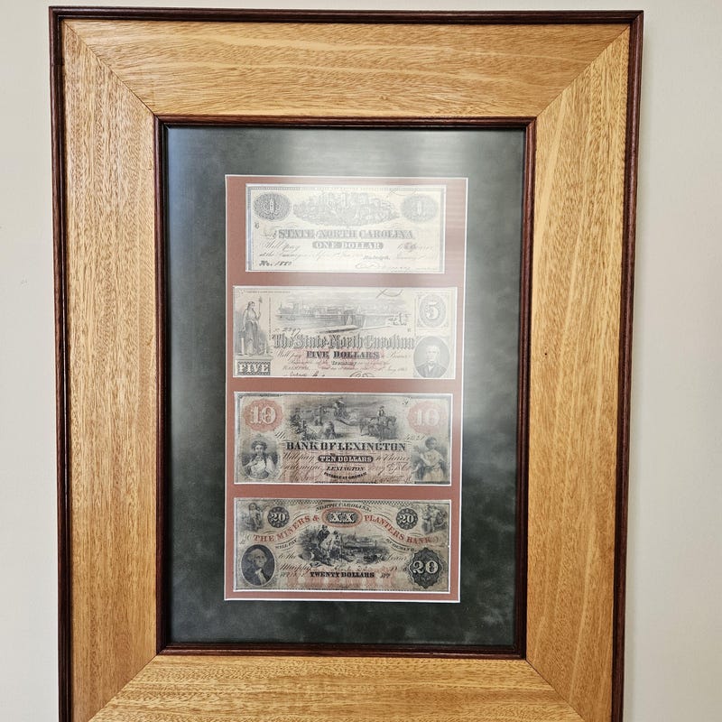 Currency Display Frame - Etsy