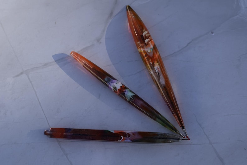 Bright and Colorful Marble Pens – Handmade Gifts for Writers Lovers - Etsy
