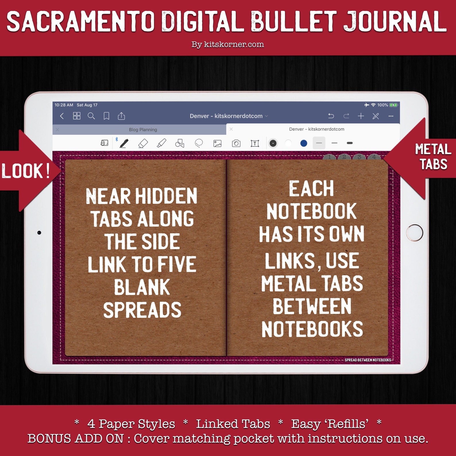 Sacramento Dots Digital Bullet Journal - Etsy