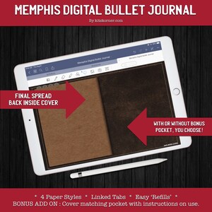 Memphis Dots Digital Bullet Journal - Etsy