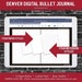 Denver Grid Digital Bullet Journal - Etsy