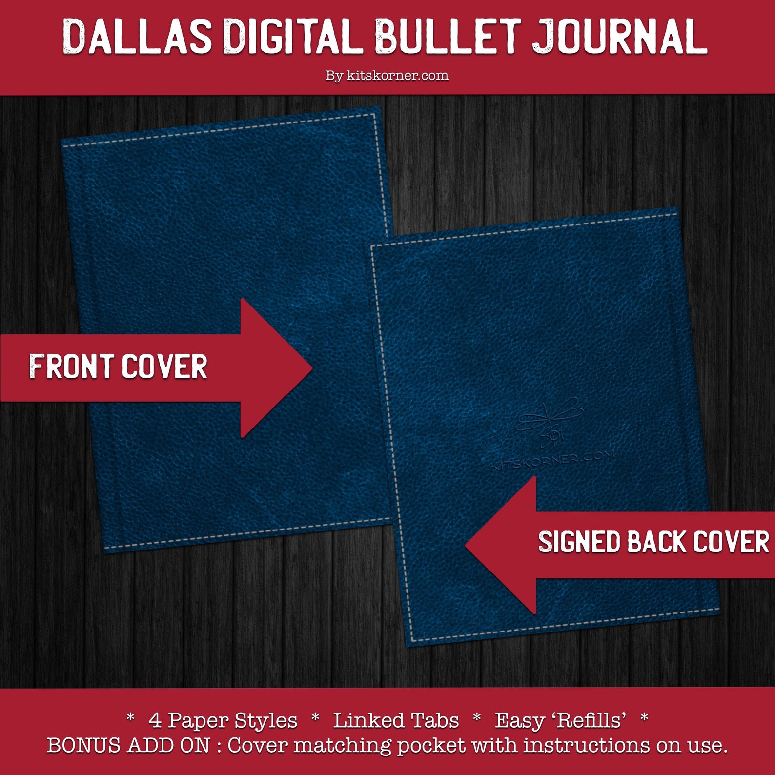 Dallas Dots Digital Bullet Journal - Etsy