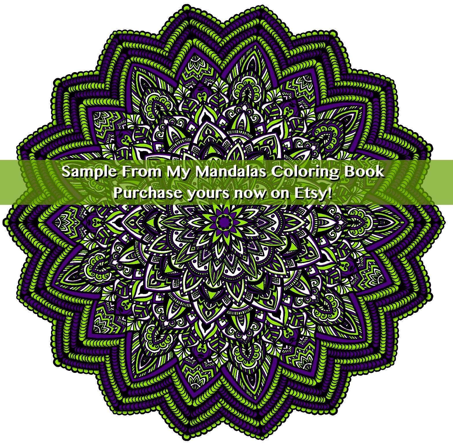Mandala Coloring Book - Etsy
