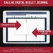Dallas Dots Digital Bullet Journal - Etsy