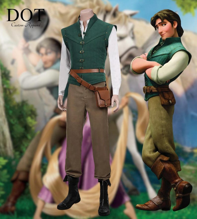 Flynn Rider Costume | Anime Cosplay Outfits Cosplay Costume Suit ...