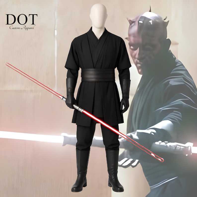Darth Maul Inspired Wool Sith Cosplay Costume: Star Wars Dark Side ...