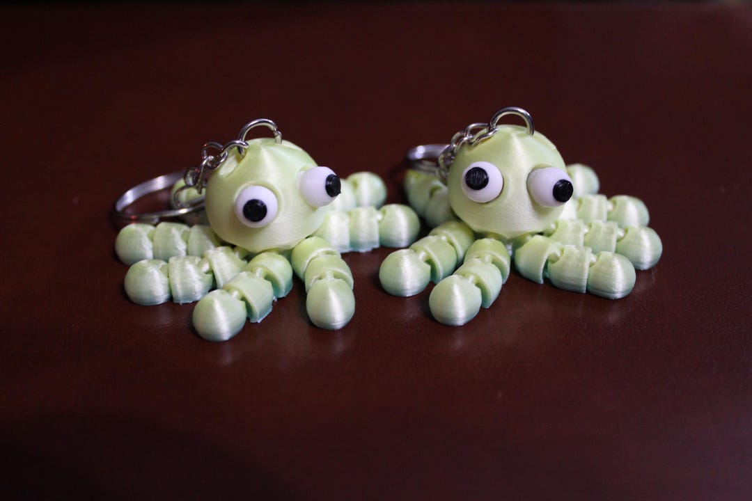 Octopus Key Chains - Etsy