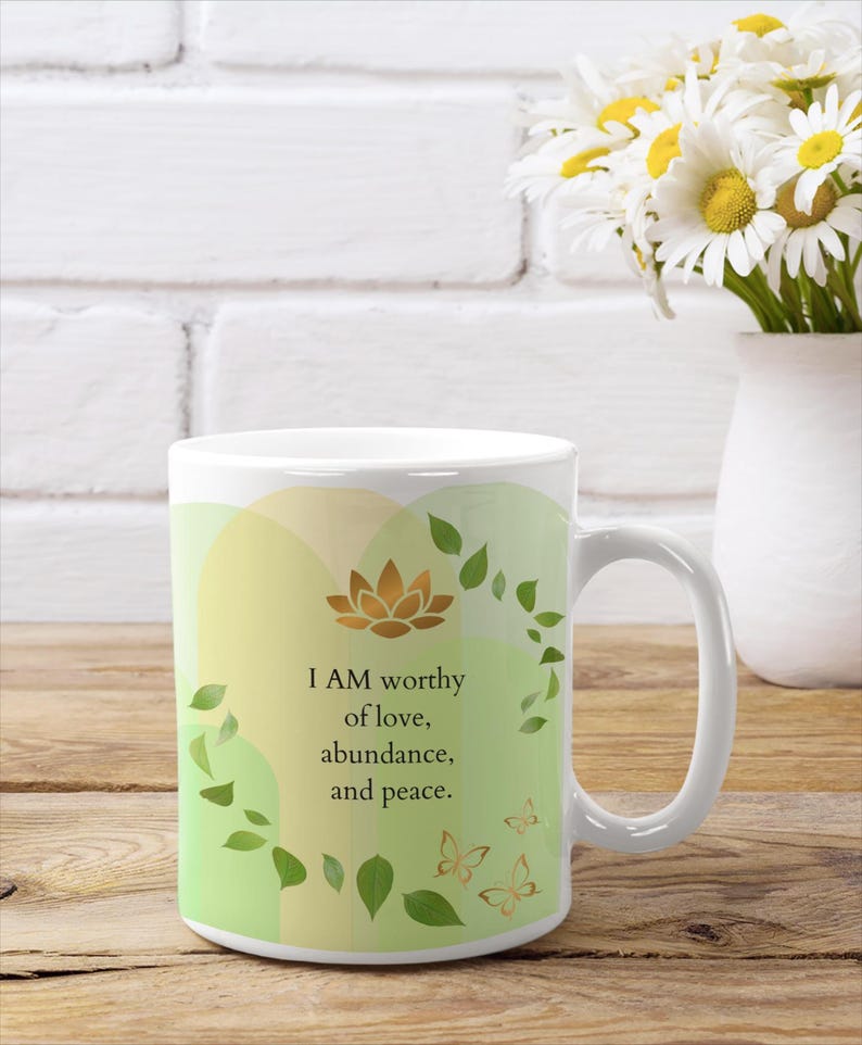 I AM Affirmation Mug: Spiritual Self-love Coffee Cup - Etsy