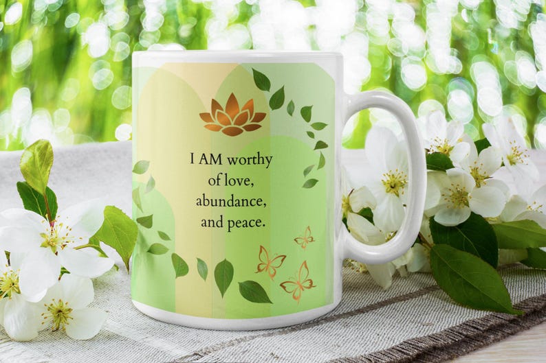 I AM Affirmation Mug: Spiritual Self-love Coffee Cup - Etsy