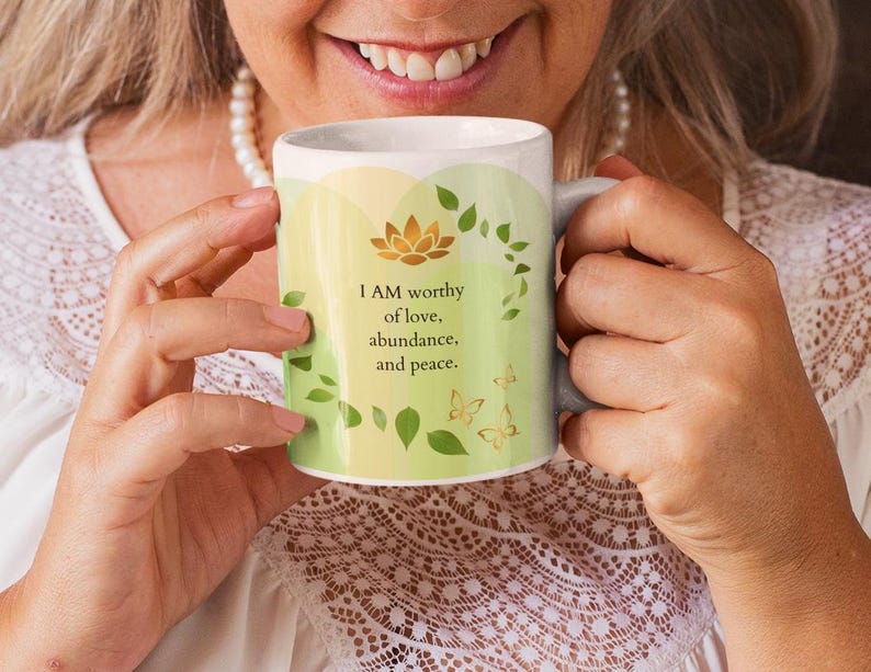 I AM Affirmation Mug: Spiritual Self-love Coffee Cup - Etsy