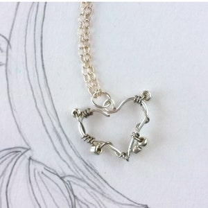 Tiny Heart Pendant - Sterling Silver - Etsy