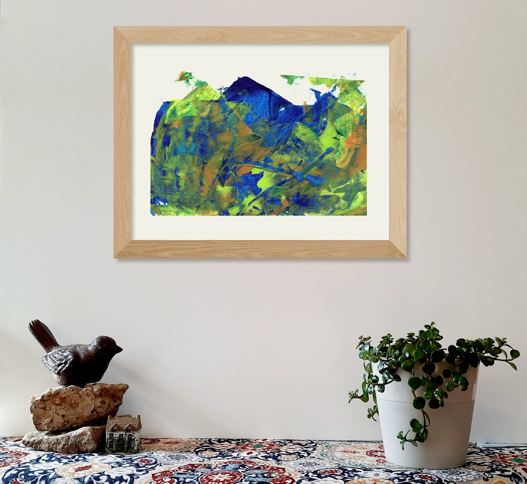 Blue Mountain - Abstract Landscape 8 X 10 Photographic Print - Etsy