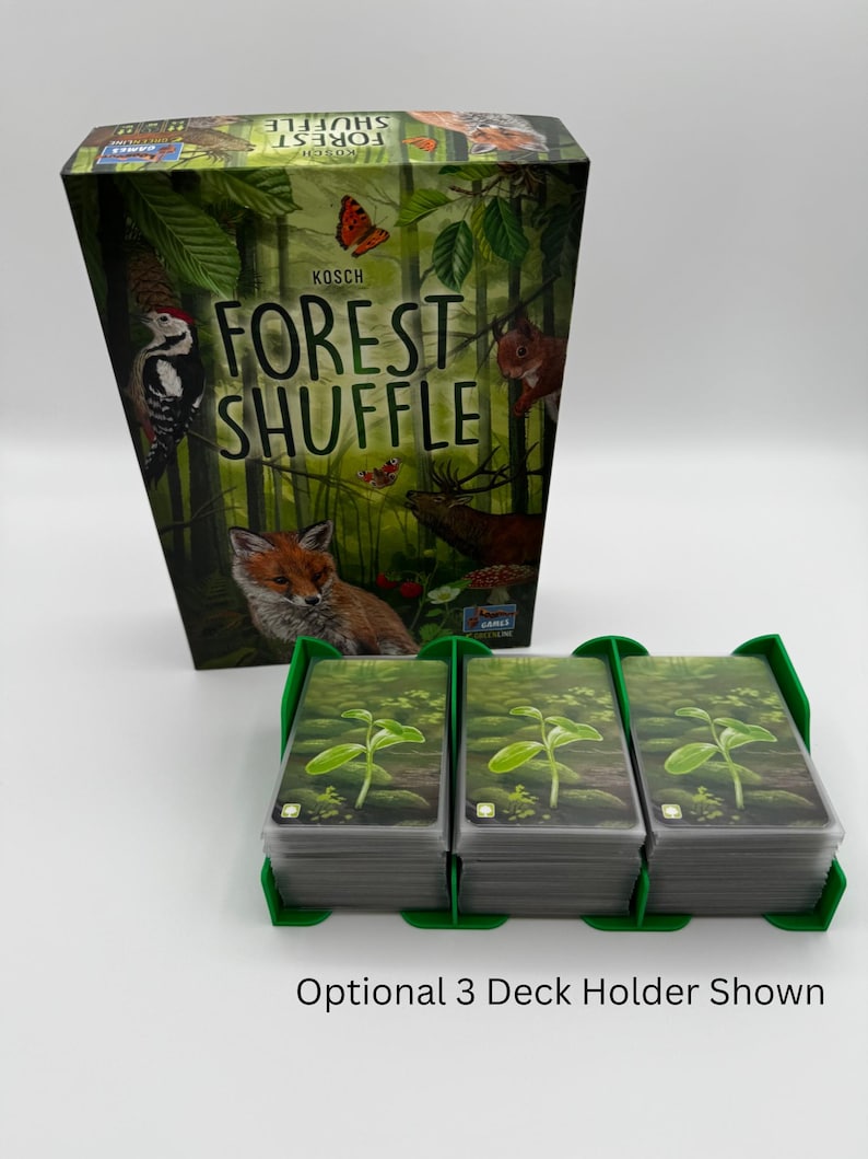 Forest Shuffle Board Game Insert: Deluxe Card Holder, Fits All ...