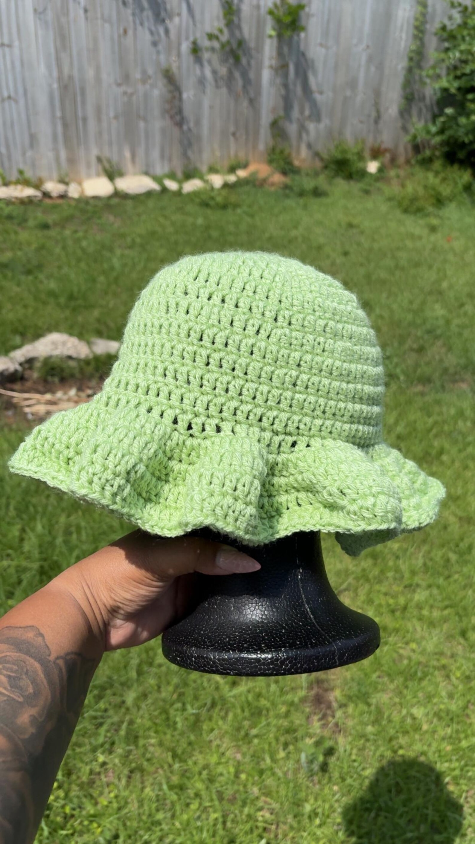 Wavy Brim Bucket Hat - Etsy