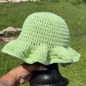 Wavy Brim Bucket Hat - Etsy