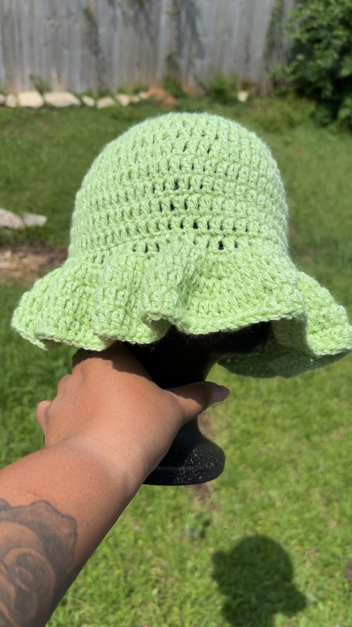 Wavy Brim Bucket Hat - Etsy