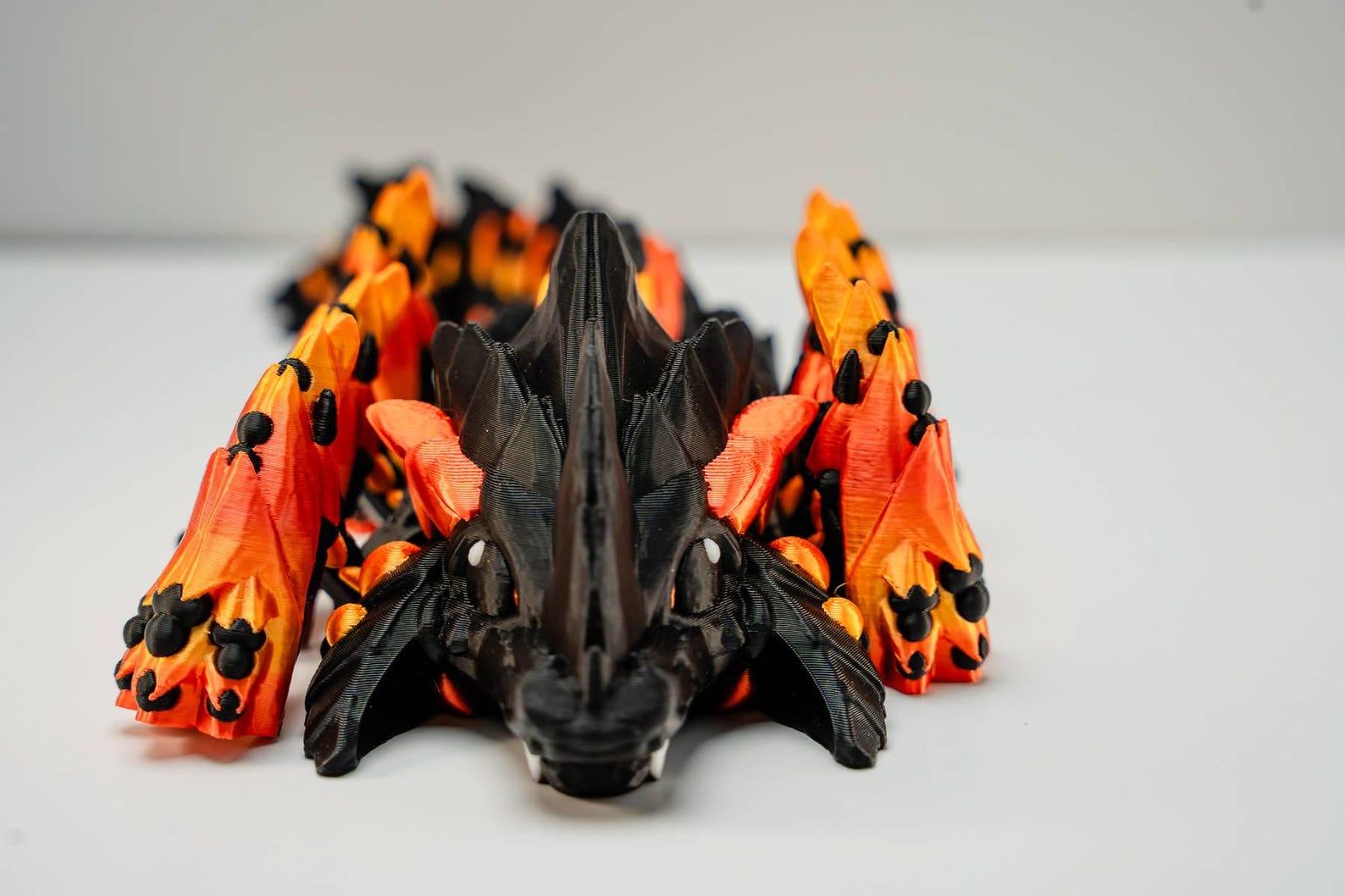 3D Printed Articulated Dragon, Unique Gift for Dragon Lovers, Flexible ...