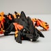 3D Printed Articulated Dragon, Unique Gift for Dragon Lovers, Flexible ...