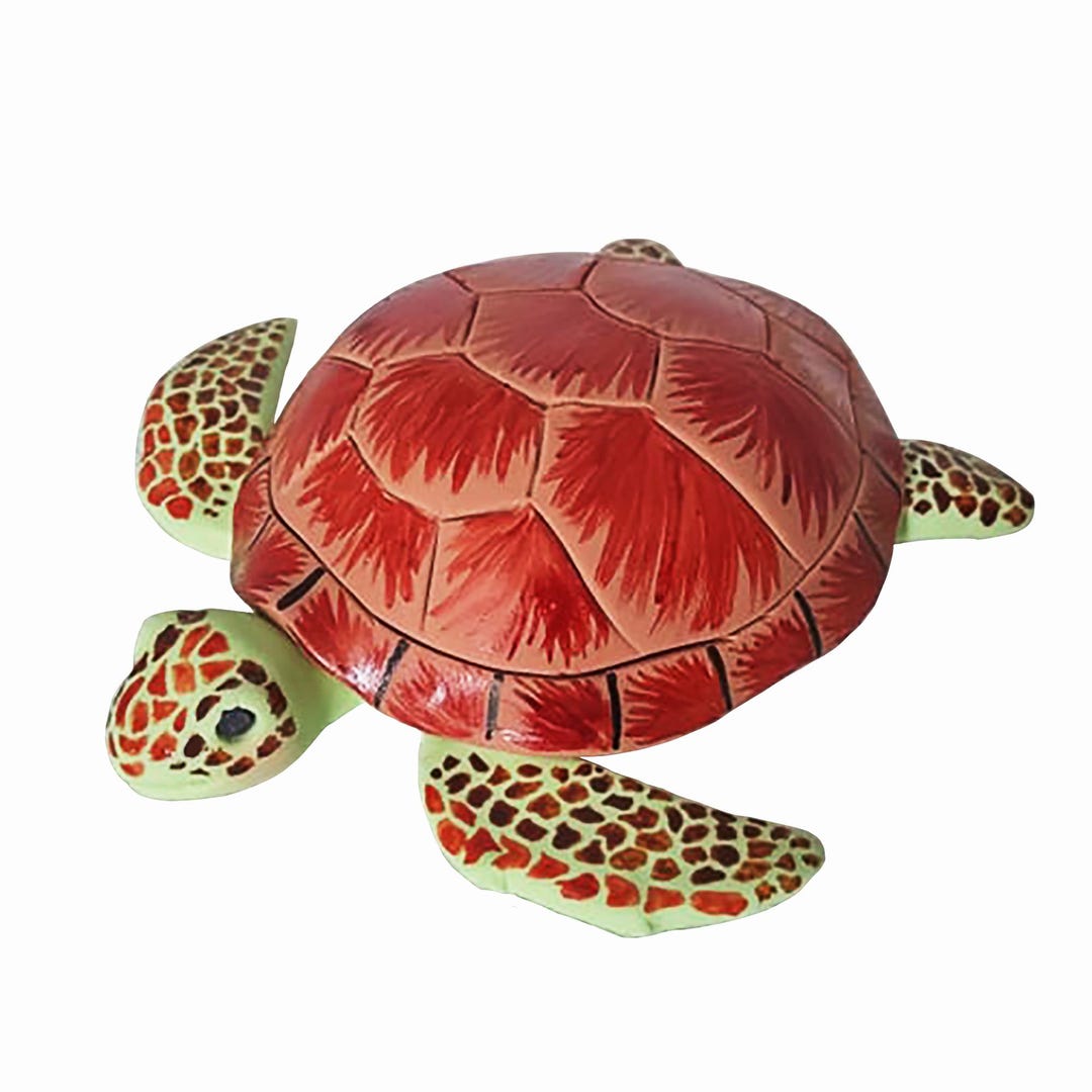 Sea Turtle Cake Topper – Ocean Animal Fondant Figurine for Beach Theme ...
