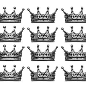 12 Crown Cupcake Toppers. Royal Prince or Princess Birthday Decorations ...
