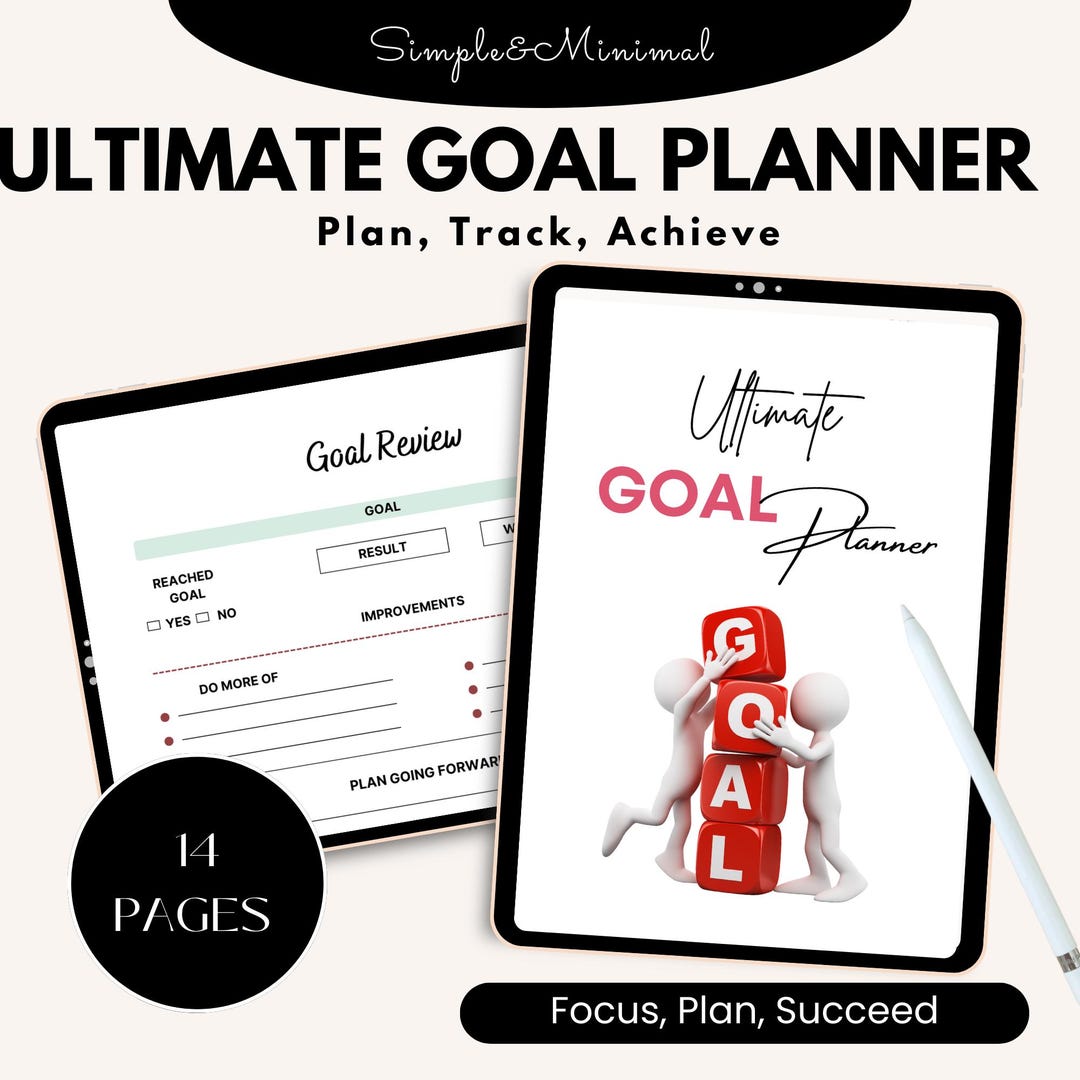 Ultimate Goal Planner - Etsy