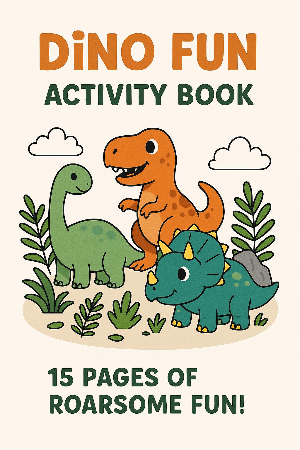 Dinosaur Activity Book for Kids Ages 3-5 | Shapes, Counting, and Mazes ...