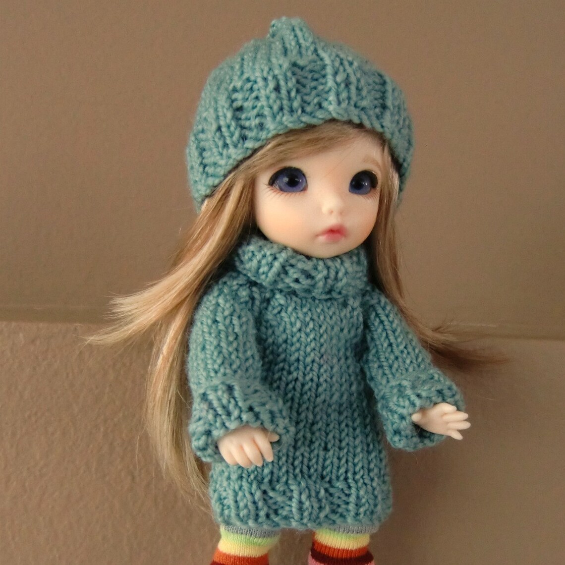 Instant Download PDF Pattern for Knitted Sweater and Hat for Lati ...