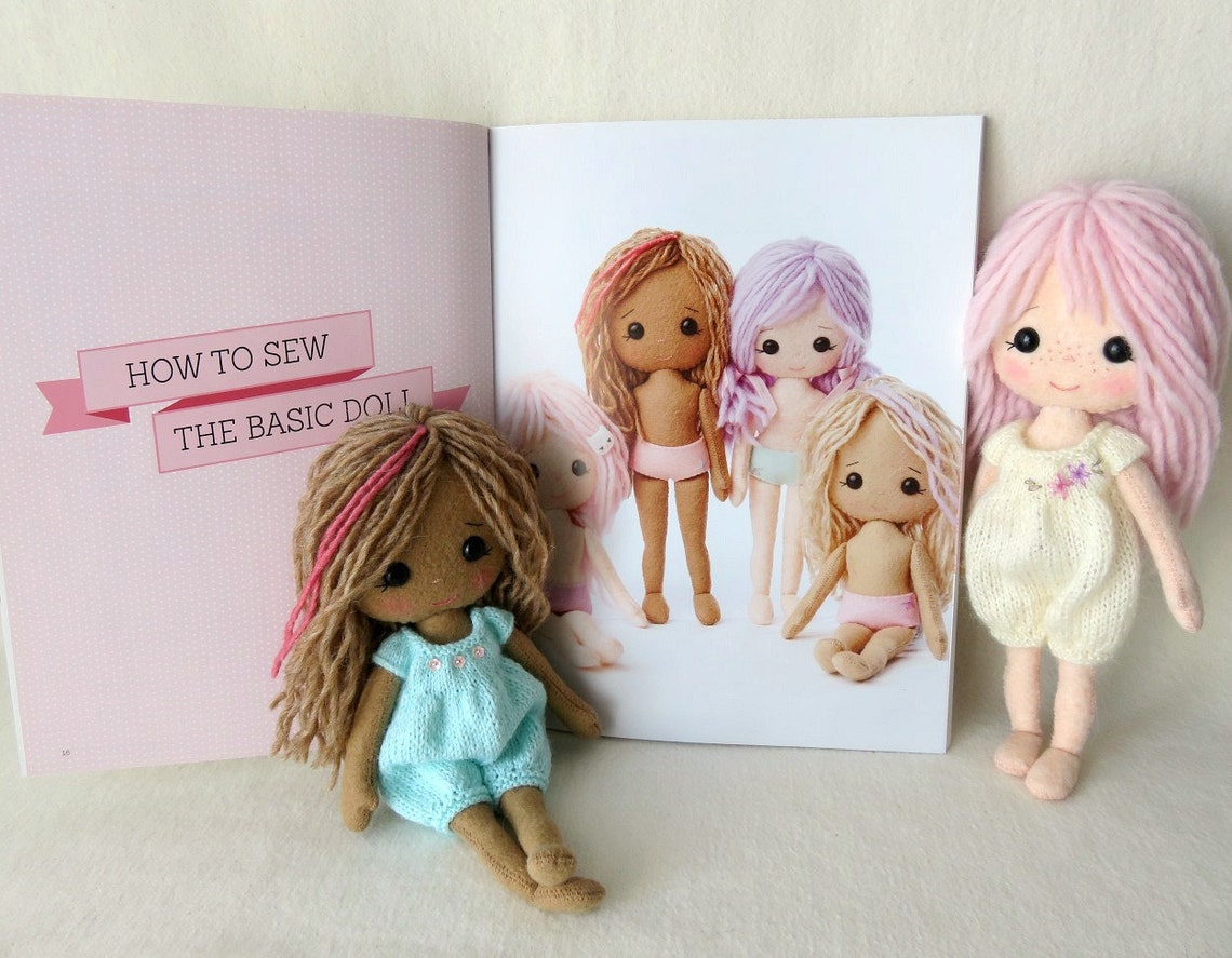 PDF Knitted Romper Pattern for Gingermelon My Felt Doll - Etsy