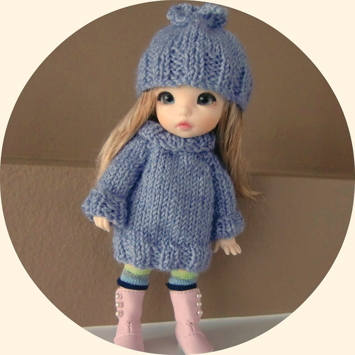 Instant Download PDF Pattern for Knitted Sweater and Hat for Lati ...