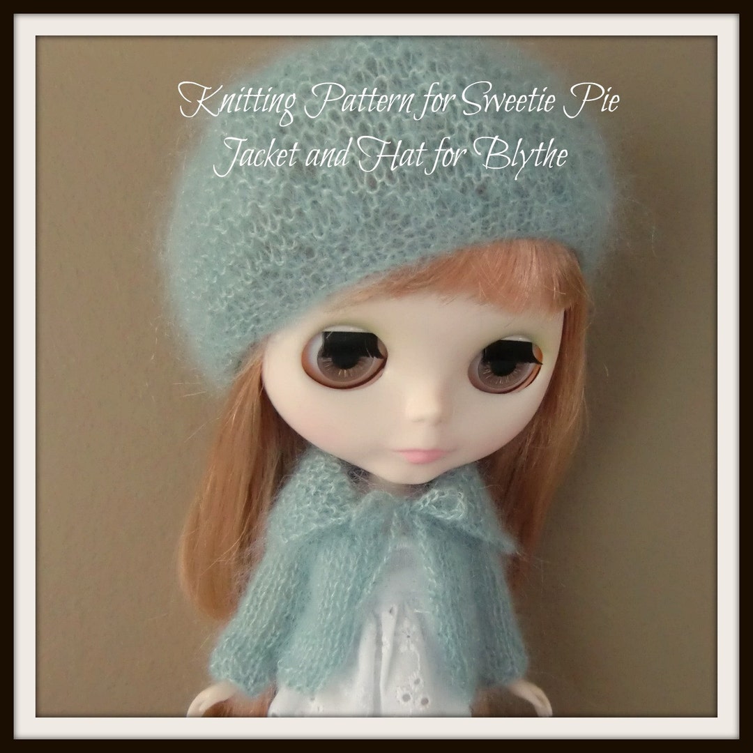 Instant Download PDF Pattern for Sweetie Pie Knitted Jacket and Hat for ...