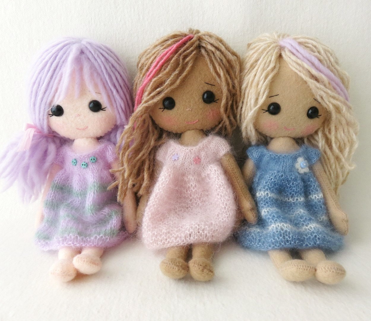 PDF Knitted Dress Pattern for Gingermelon My Felt Doll - Etsy