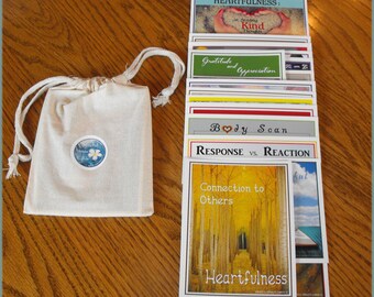 Mindful Minute Card Set Grades K-5 - Etsy
