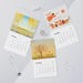 Artistic 2025 Wall Calendar - Cozy Cottage Scenes, Nature Inspired ...
