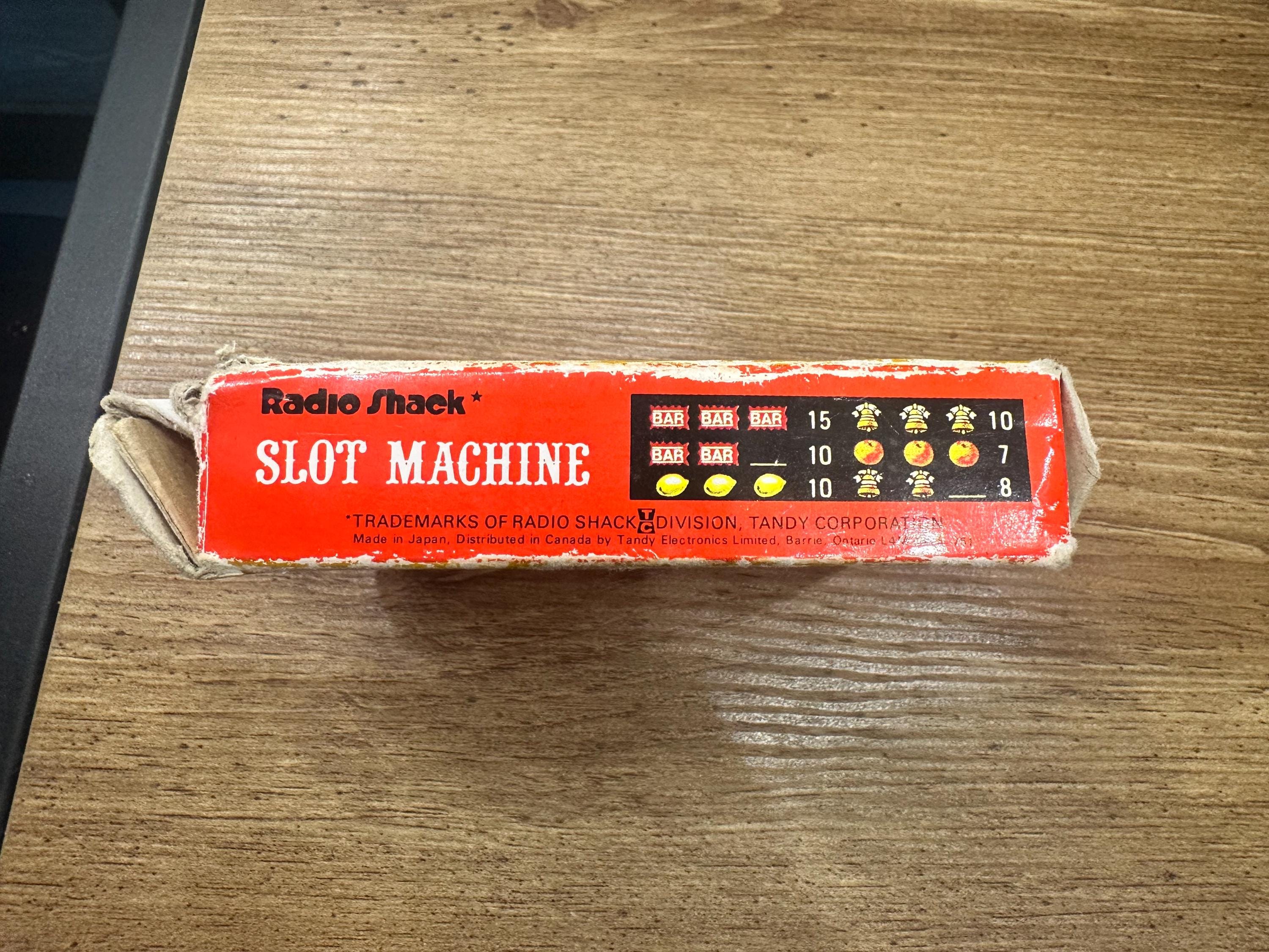 Retro Antique Vintage Radio Shack Slot Machine Handheld Game 60-2352 - Etsy
