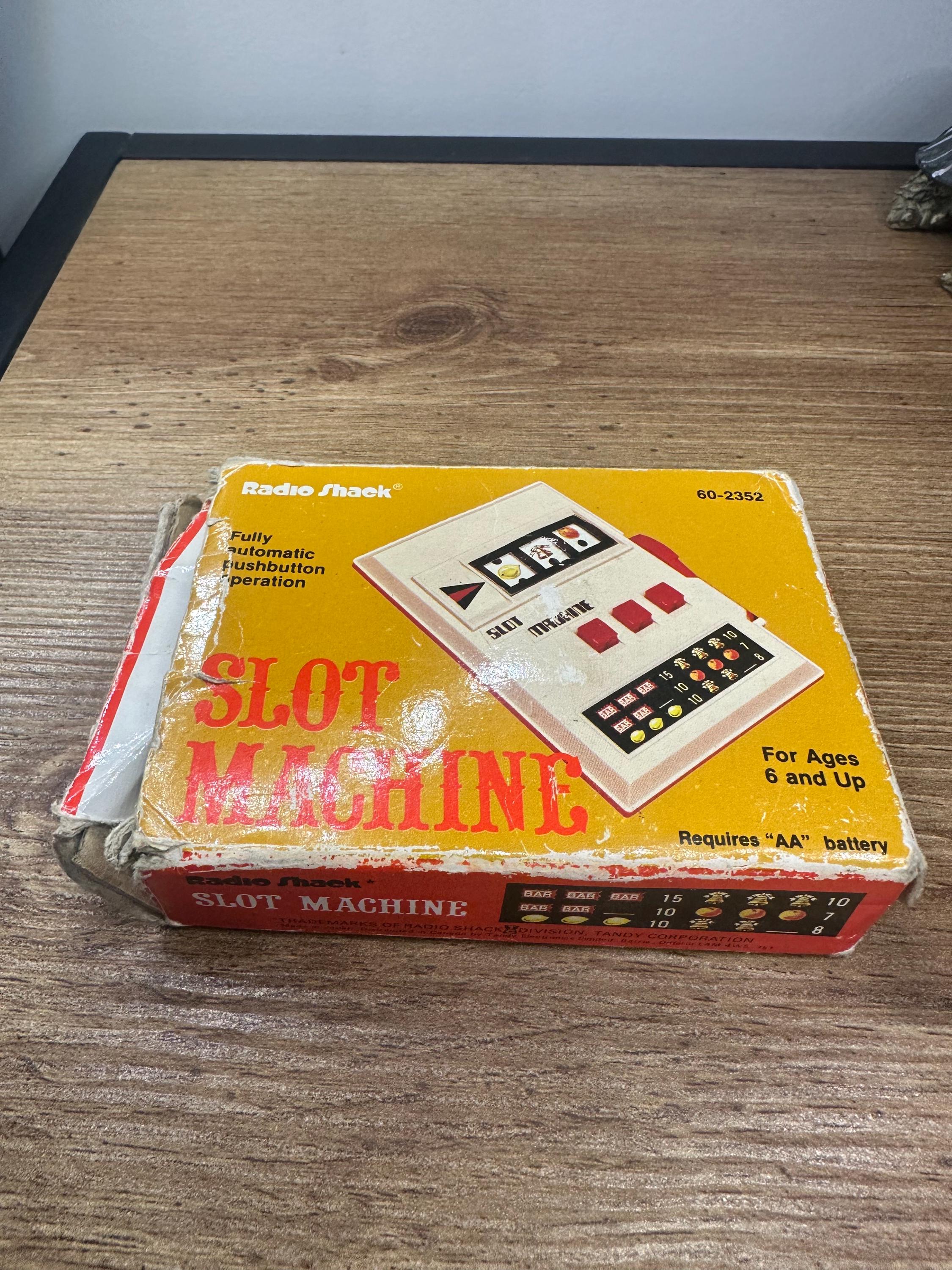 Retro Antique Vintage Radio Shack Slot Machine Handheld Game 60-2352 - Etsy