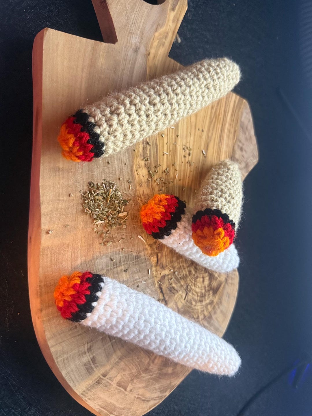 Crochet Catnip Joint Toy: Handmade Organic Cat Toy - Etsy